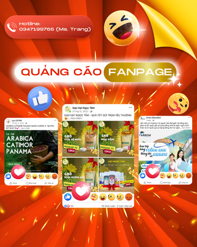 QUẢNG CÁO FANPAGE